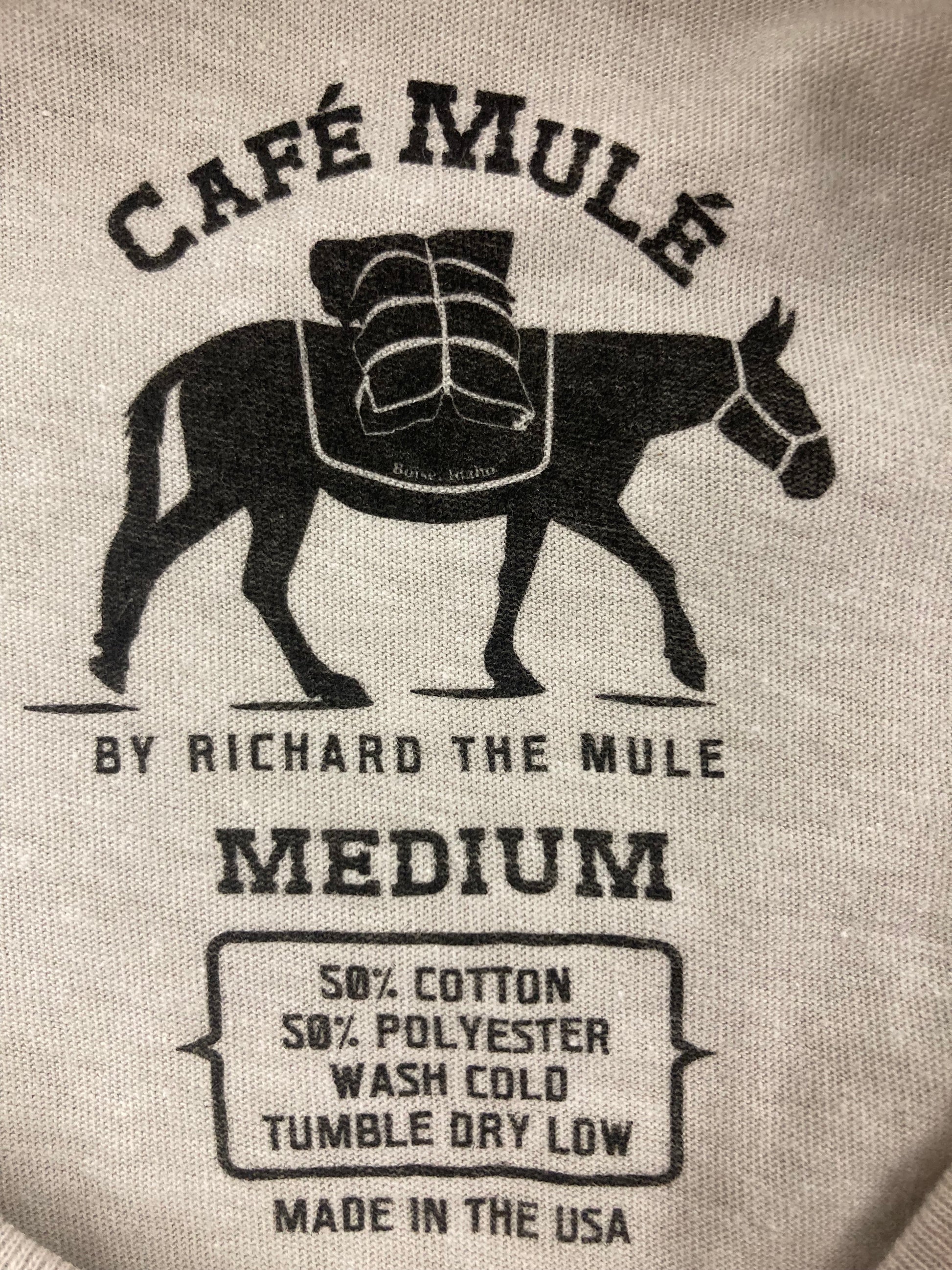 Richard the Mule Tee – Café Mulé & Ironside Roasting Co.